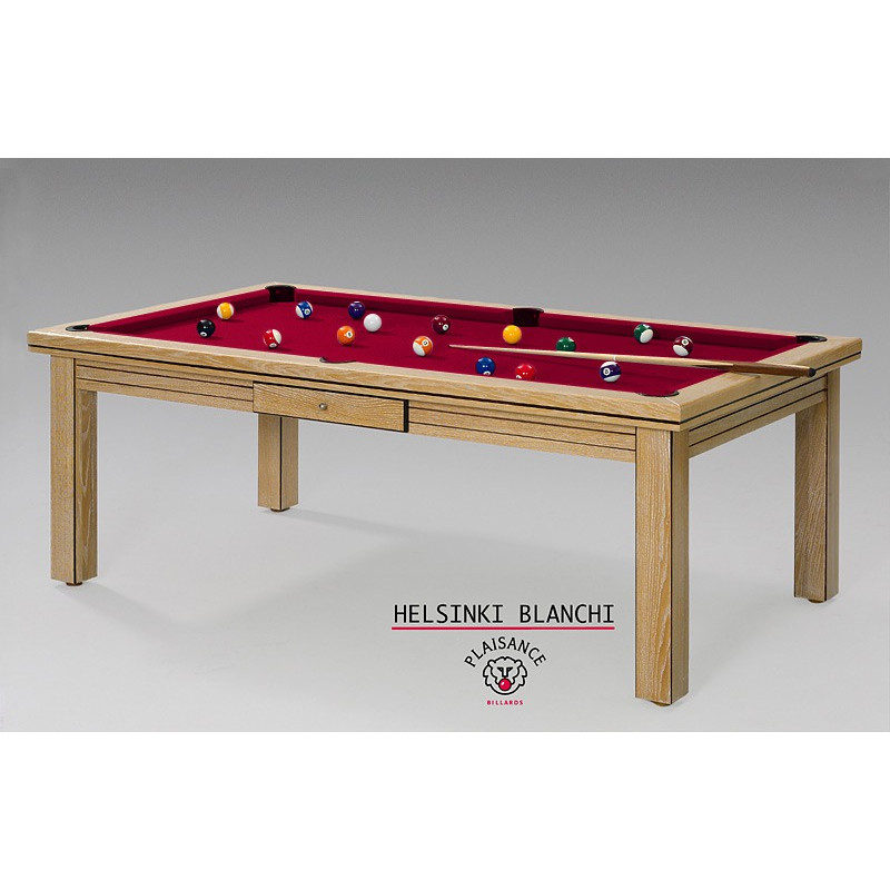 Table billard convertible : Helsinki blanchi | Billards de France